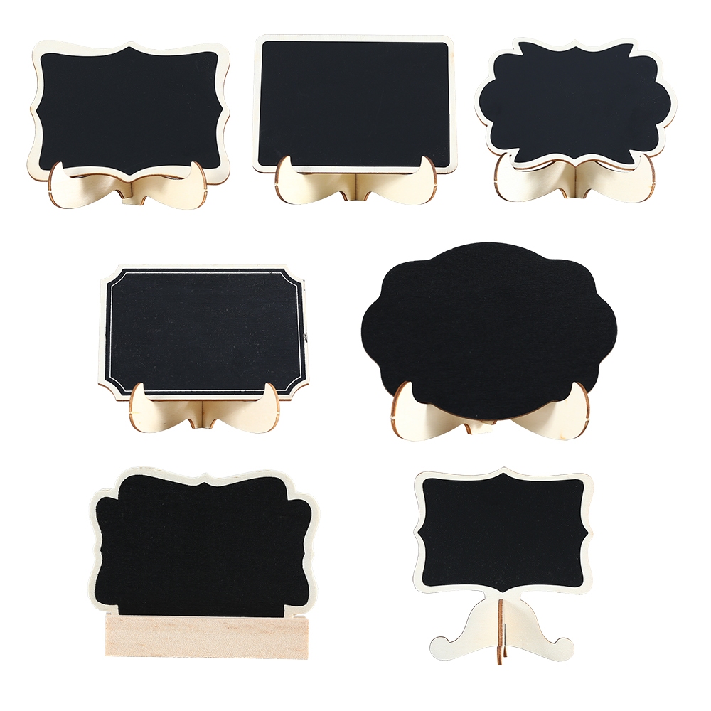 Handicraft small blackboard DIY desktop single-sided message board mini ...