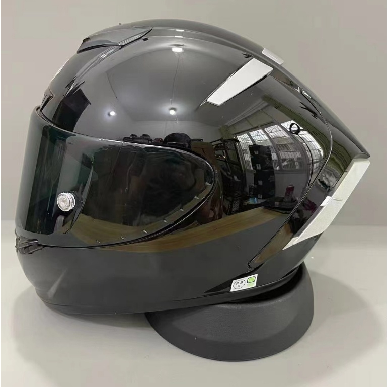 Full face helmet SHOEI X14 shiny black motorcycle riding anti fall ...