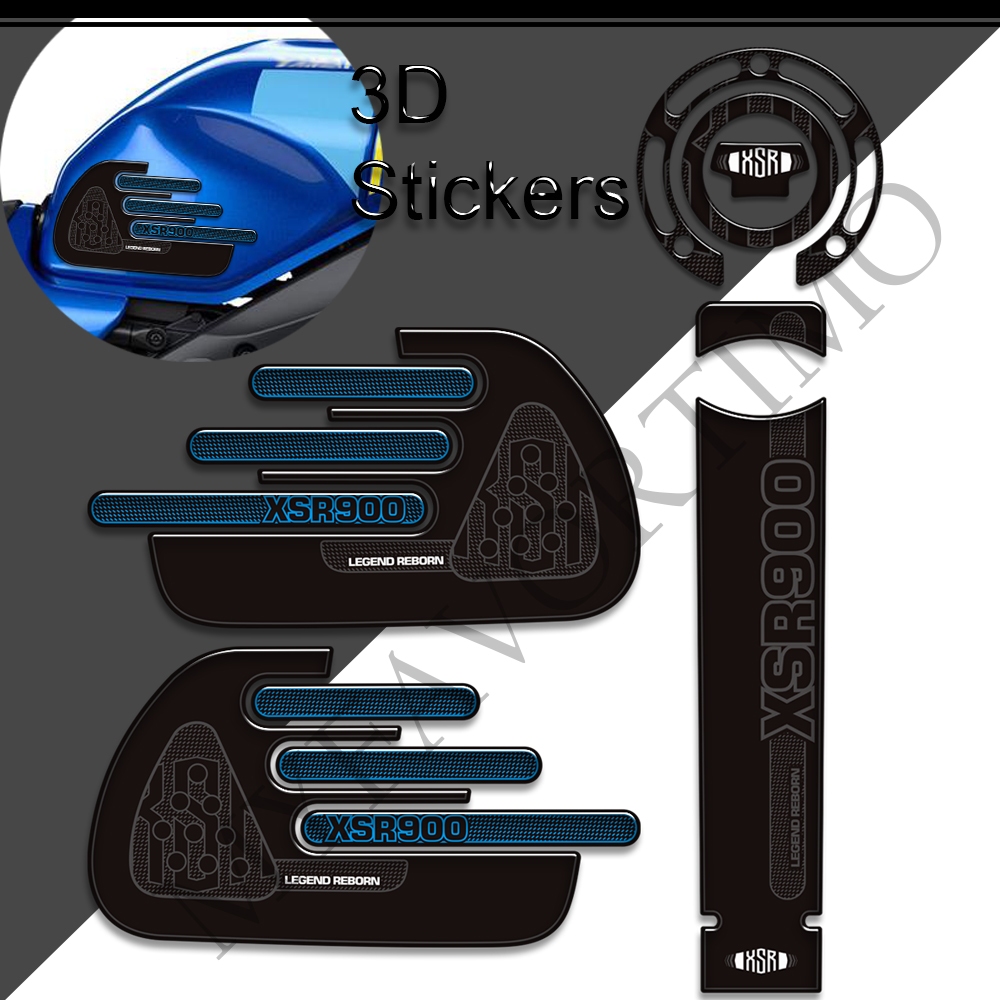 Motorcycle For Yamaha XSR900 XSR 900 Gas Fuel Oil Kit Knee Tank ...