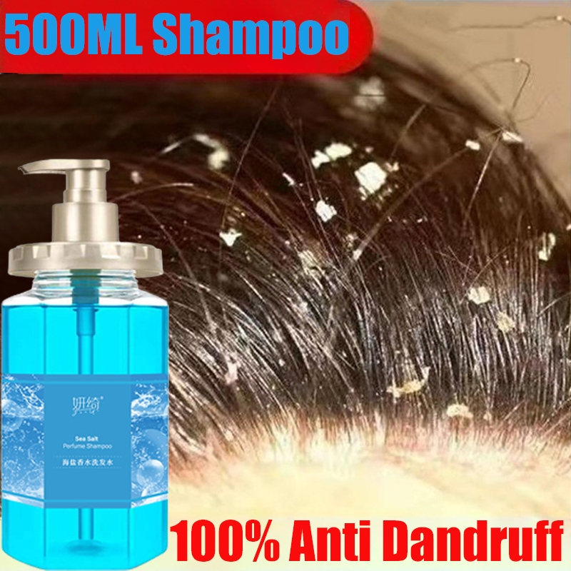 500ML Sea Salt Anti Dandruff Shampoo Hair growth Shampoo For Scalp ...