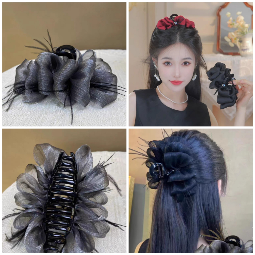 Grasping clip women's new high-end hair with large volume, fashionable ...