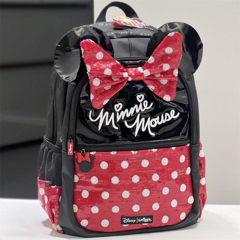 Smiggle Minnie Mouse Classic Backpack Character Hoodie Backpack Mickey ...