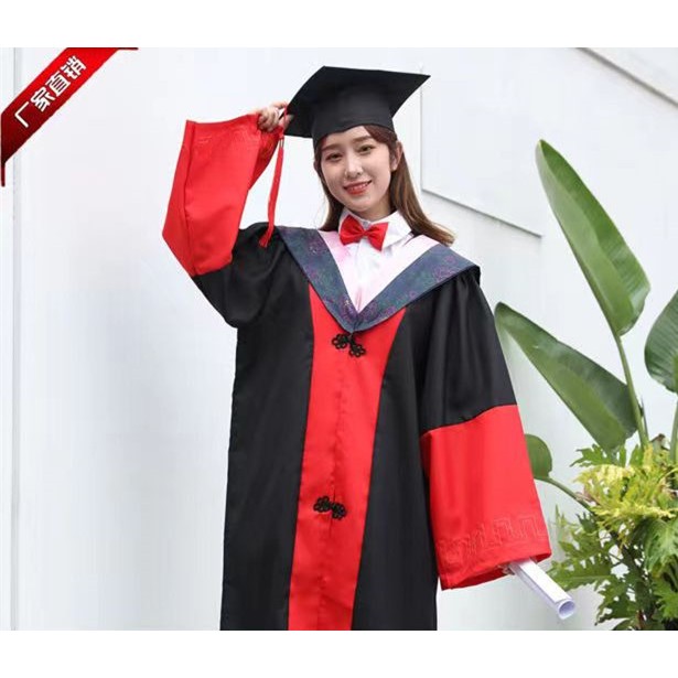 Adult Graduation Gown Cap 2024 Women men Dr Graduation Uniform Unisex ...