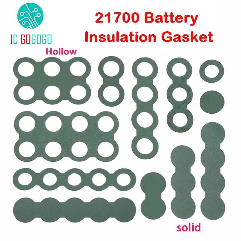 21700 Li Ion Battery Insulation Gaskets Barley Paper Lithium Pack Cell