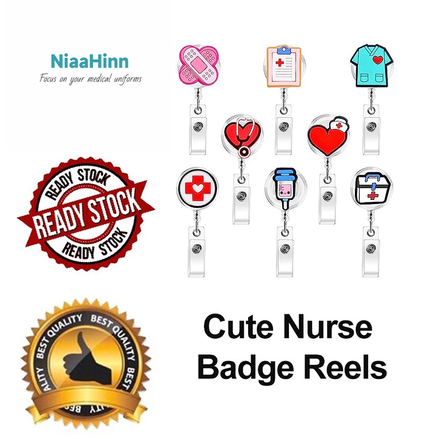 70 OFF】NiaaHinn Cute Cartoon Personalized Retractable PVC Badge Reel ...