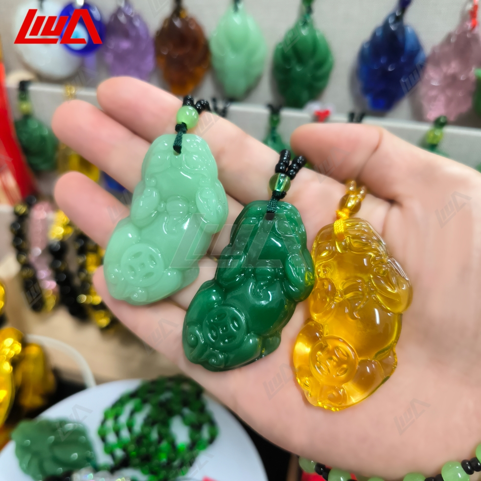 Pixiu Stone Necklace Fengsui Piyao Necklace Original Pendant lucky ...