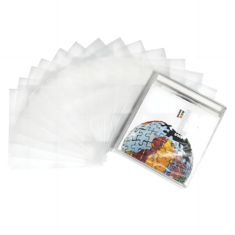 50PCS CD Outer Sleeves Clear Plastic Protective Sleeve Anti-Static for ...