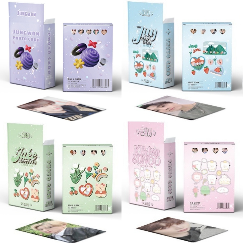 50-55pcs/box EN Orange Blood New Album -YOU- Photocards Laser Hologram ...