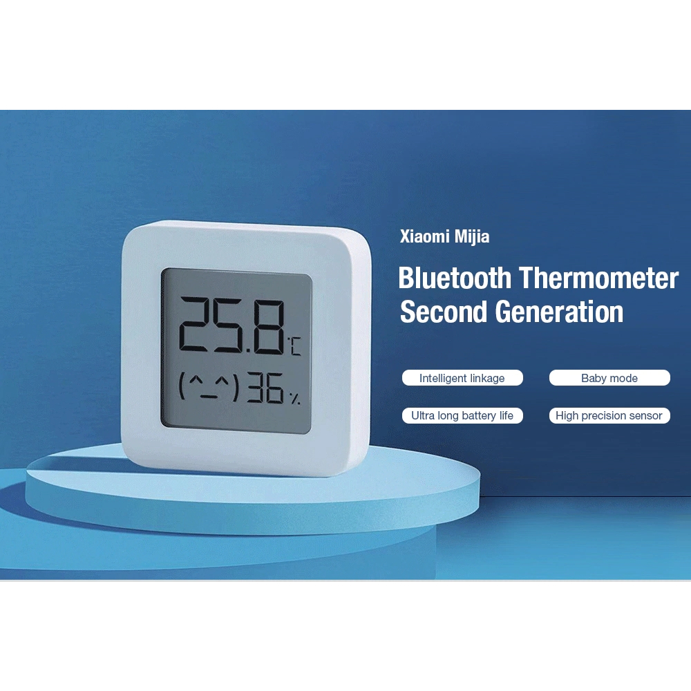 XIAOMI Mijia Bluetooth Digital Thermometer 2 Wireless Smart Temperature ...