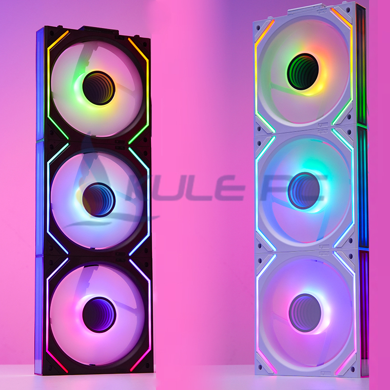 Jungle Leopard Interstellar V2 CPU Block Fan ARGB 120mm White Prism ...