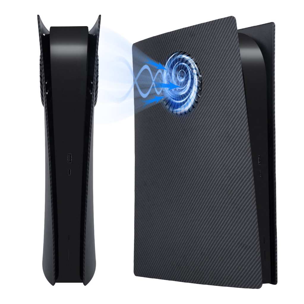 Replacement Side Panel Plate with Vent for PS5 Digital Edition - Carbon ...