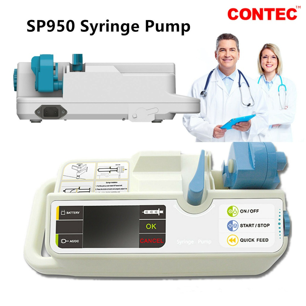 CONTEC SP950 Syringe Pump KVO Injection equipment 2.8'' LCD ...