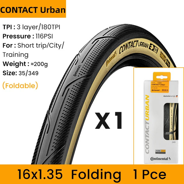 Continental Contact Urban tire 20 inch 20X1.25/1.6/2.0 small wheel ...