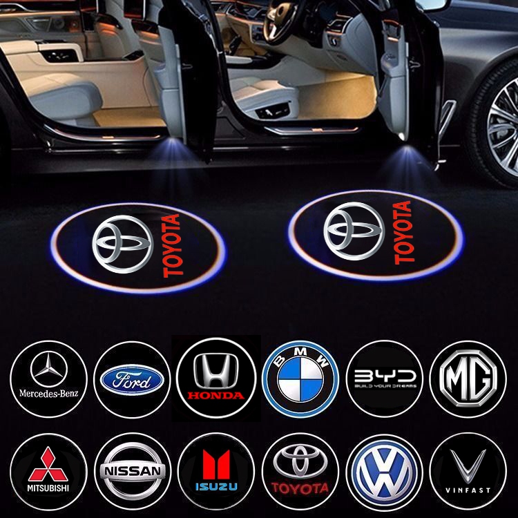 Car door welcome light Laser projector Universal light wireless door ...