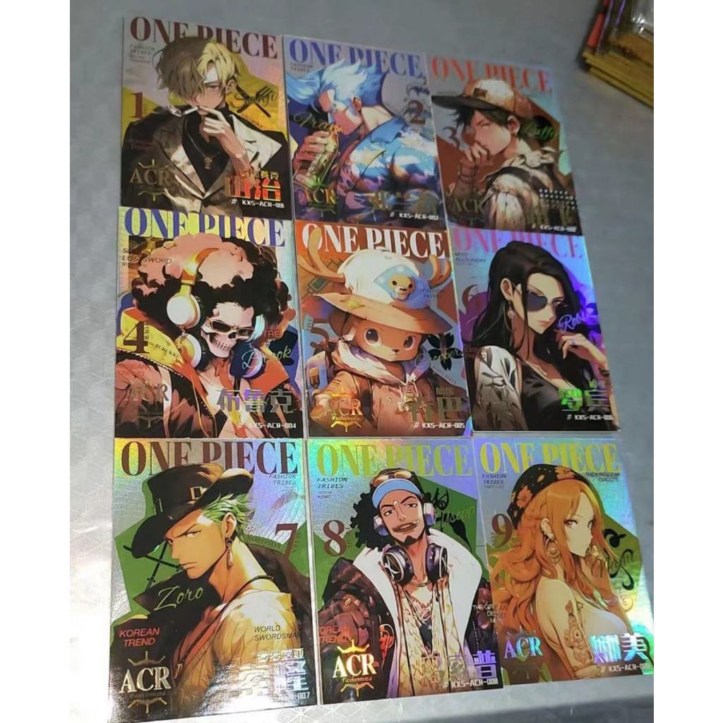 One Piece Card Anime Card ACR Whole Set 9 Cards | Shopee Philippines