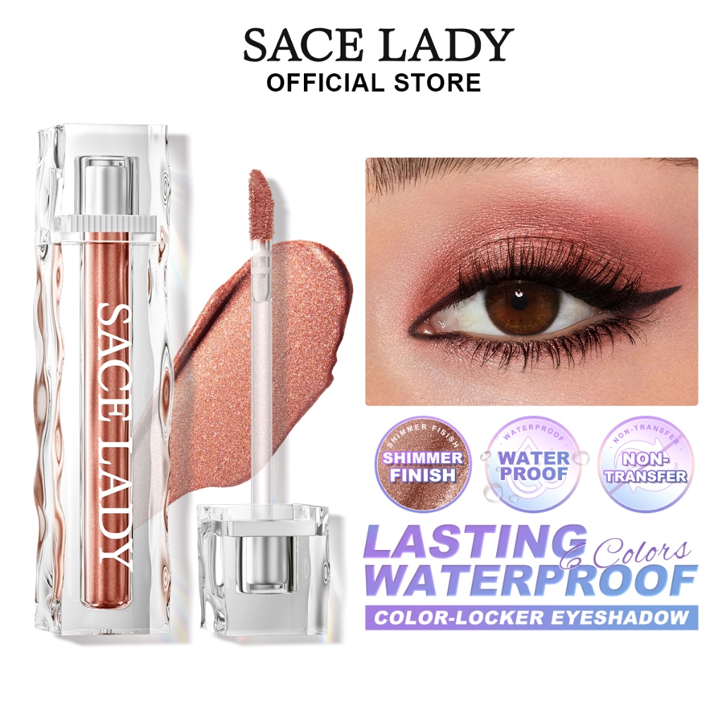 SACE LADY Highpigment Eyeshadow Liquid Eyeshadow Glitter Long-Lasting ...