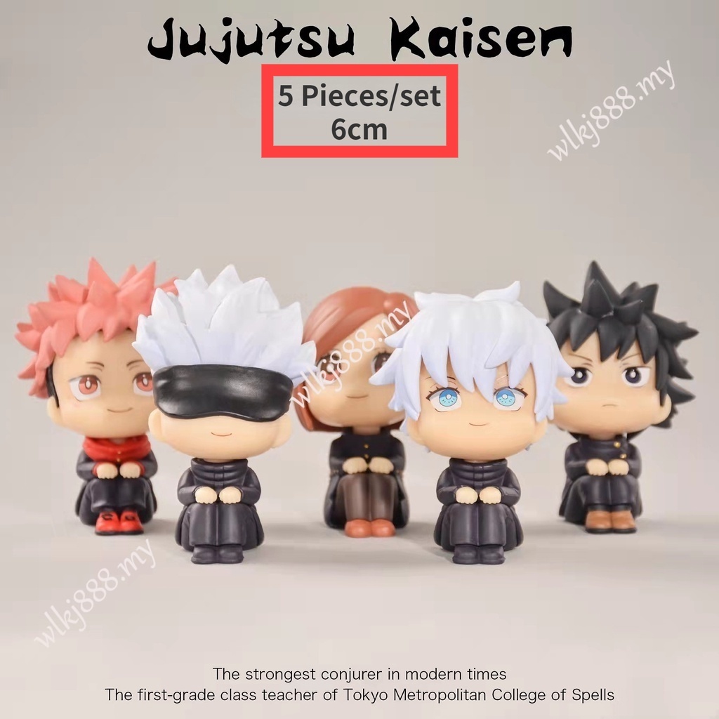 Anime Jujutsu Kaisen Action Figure Gojo Yuji Itadori Fushiguro Megumi ...