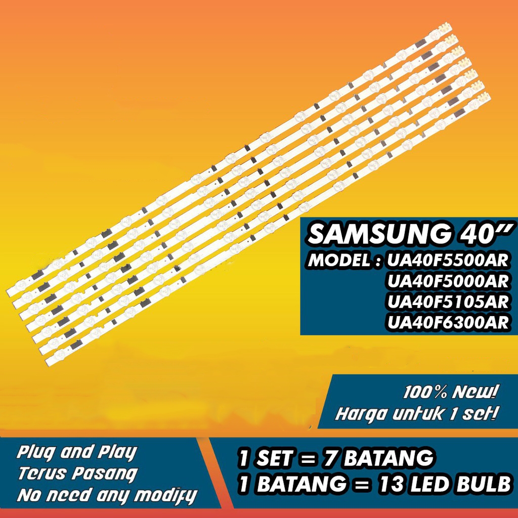 UA40F5500AR / UA40F5000AR / UA40F6300AR / UA40F5105AR Samsung 40'' LED Backlight UA40F5500 ...