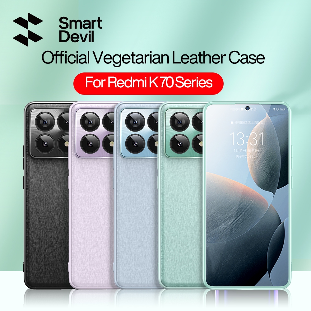 SmartDevil Vegan Leather Phone Case For Redmi K70/K70Pro/K70E Full ...