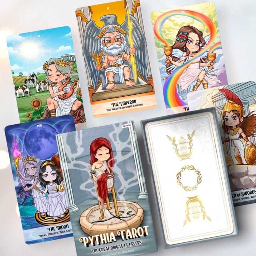 12x7 Pythia Tarot Deck Cover Box Card Game No Manual | Shopee Philippines
