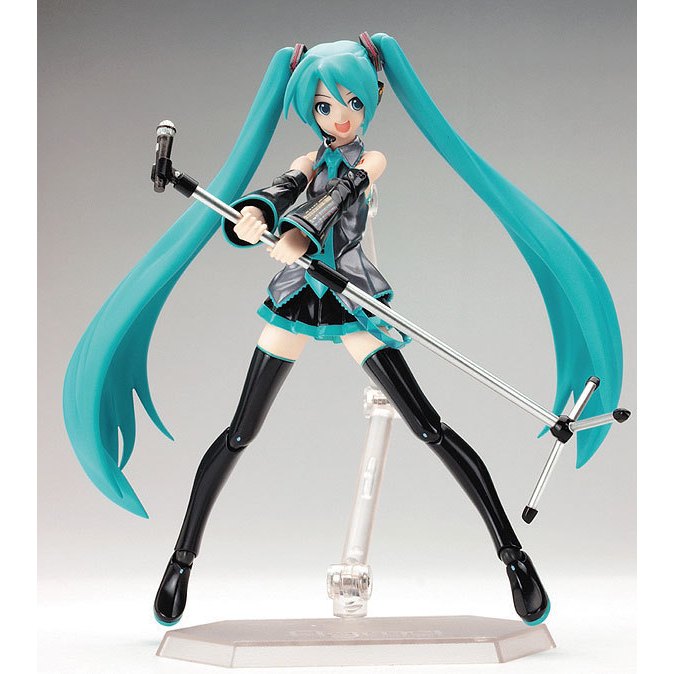 Anime FIGMA Hatsune Miku Action Figures Movable Joints Contain The ...