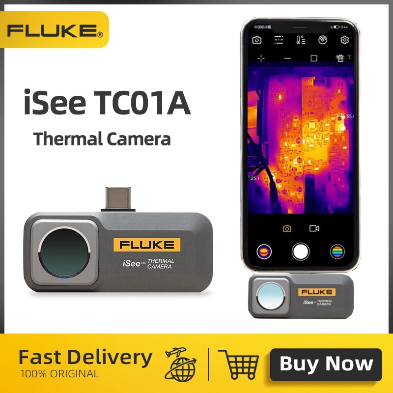 FLUKE TC01A Mobile Phone Infrared Thermal Imager PCB Circuit Industrial ...