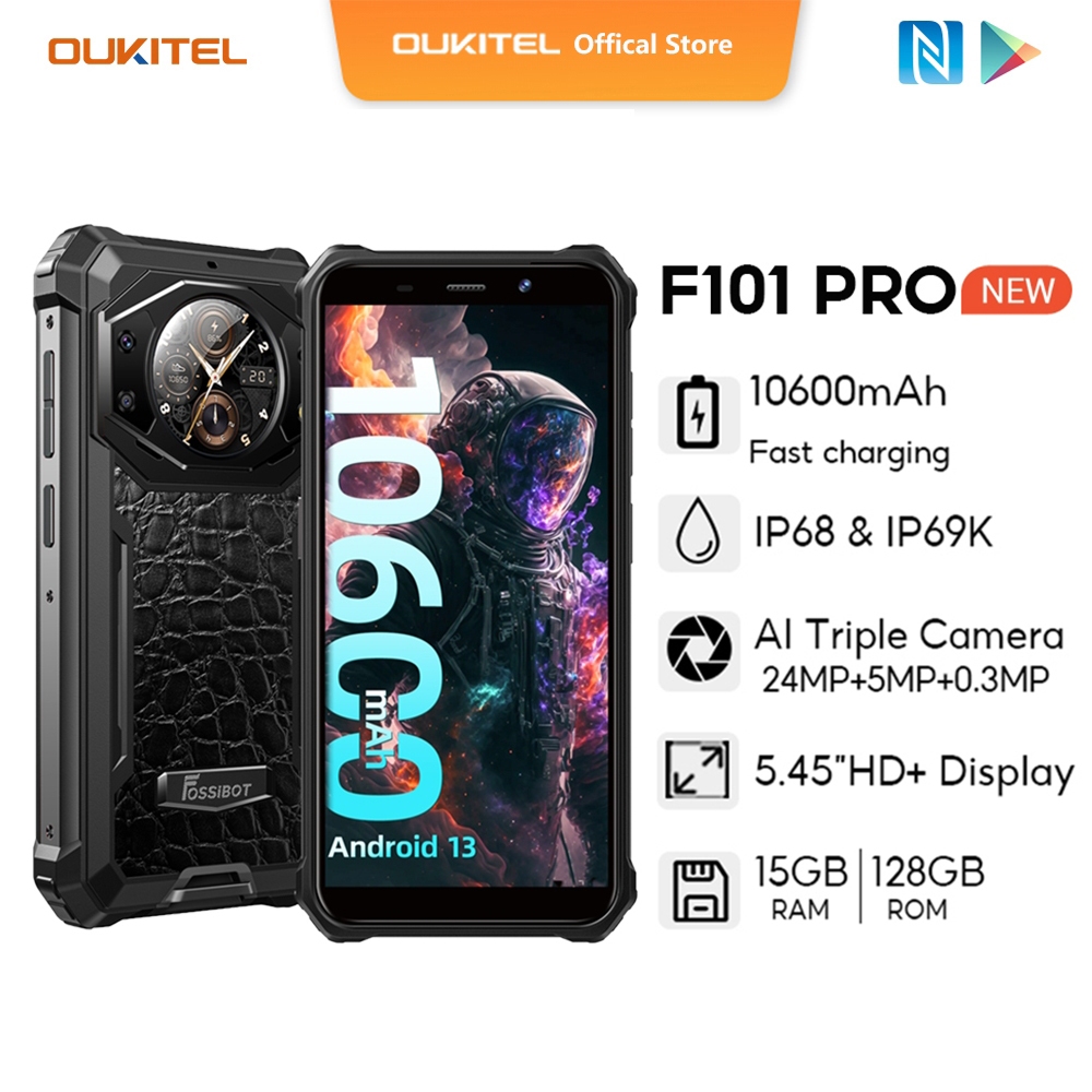 [LOCAL STOCK] OUKITEL Fossibot F101 Pro 15GB+128GB 10600mAh 18W Fast ...