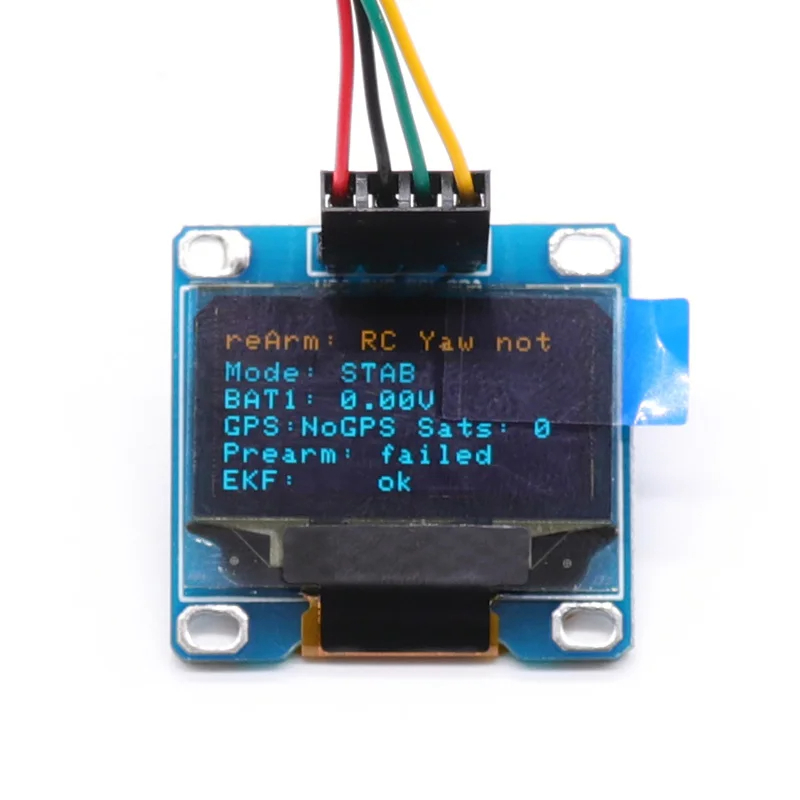 OSD OLED Display for Pixhawk 2.4.8 PIX PX4 Flight Control Flight display flight status Connected ...