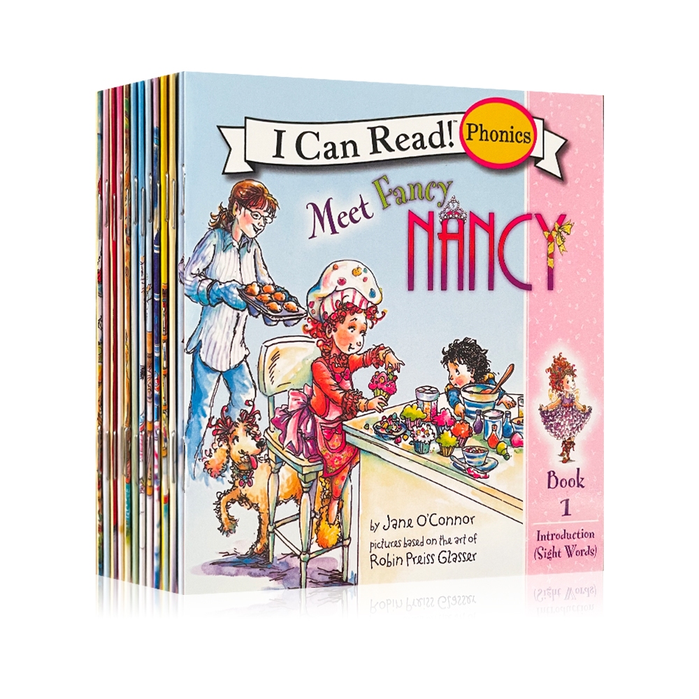12 Books/set I Can Read Phonics Books FANCY NANCY English Picture Book ...