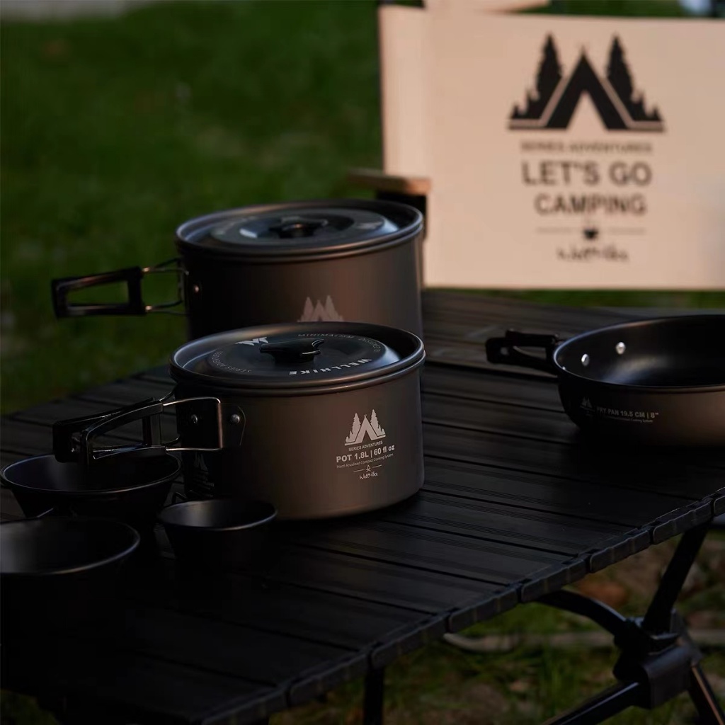 Wellhike Outdoor Pot Set High-End Camping Cooking Picnic Multiplayer ...