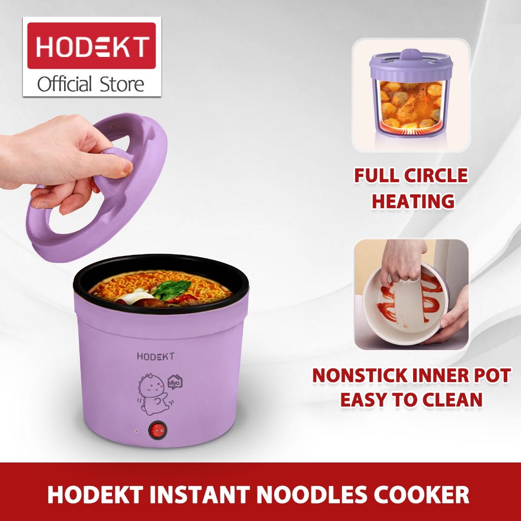 HODEKT Mini Electric Cooker Multifunctional Rice Cooker Hot Pot Instant ...