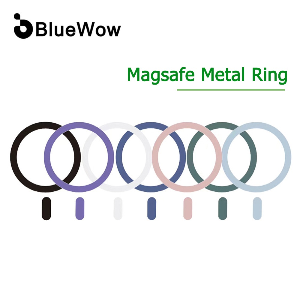 BlueWoW Adhesive Metal Ring Sticker for Magsafe Wireless Charging ...