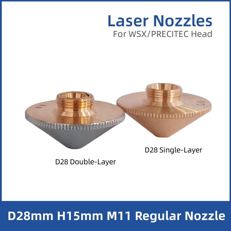 WILA MAC Laser Nozzles D28mm for WSX / Precitec Fiber Laser Cutting ...
