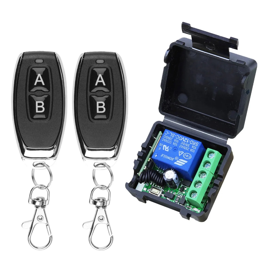 433 Mhz RF Transmitter Remote Controls with Wireless Remote Control ...