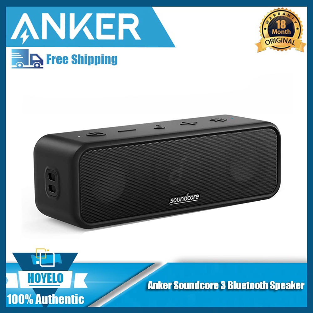 Anker Soundcore 3, Bluetooth Speaker with Pure Titanium Diaphragm ...