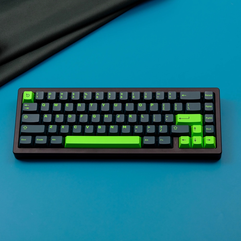 【Keycap Only】Dark Green Keycap 130 Keys Cherry Profile ABS Double Shot ...