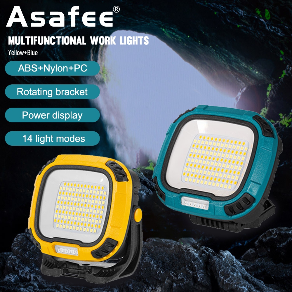 Asafee W892 Work light COB Emergency Floodlight Portable High Power COB ...