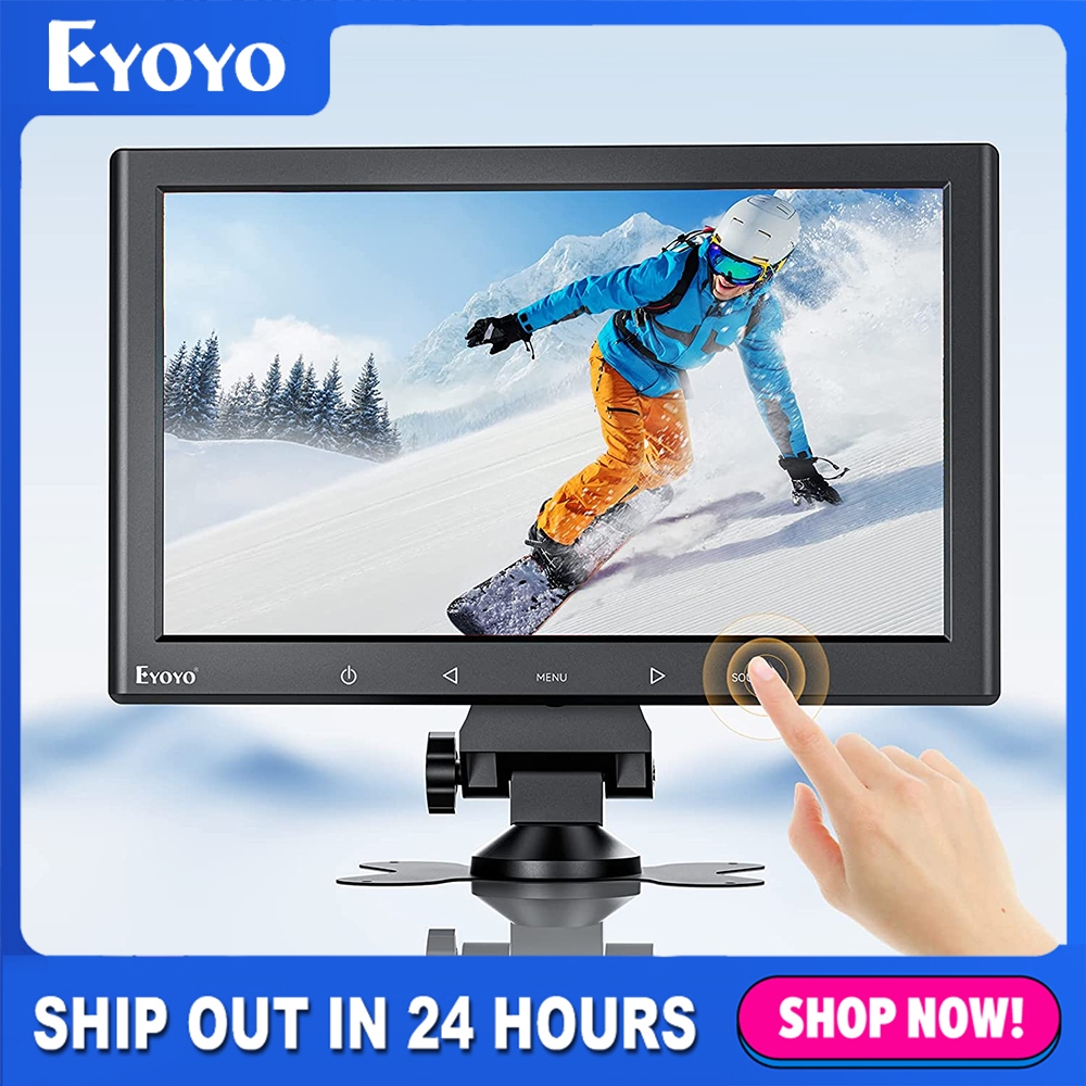 Eyoyo 7/10 inch Portable Monitor 1024x600 Small IPS HDMI Monitor, HDMI ...