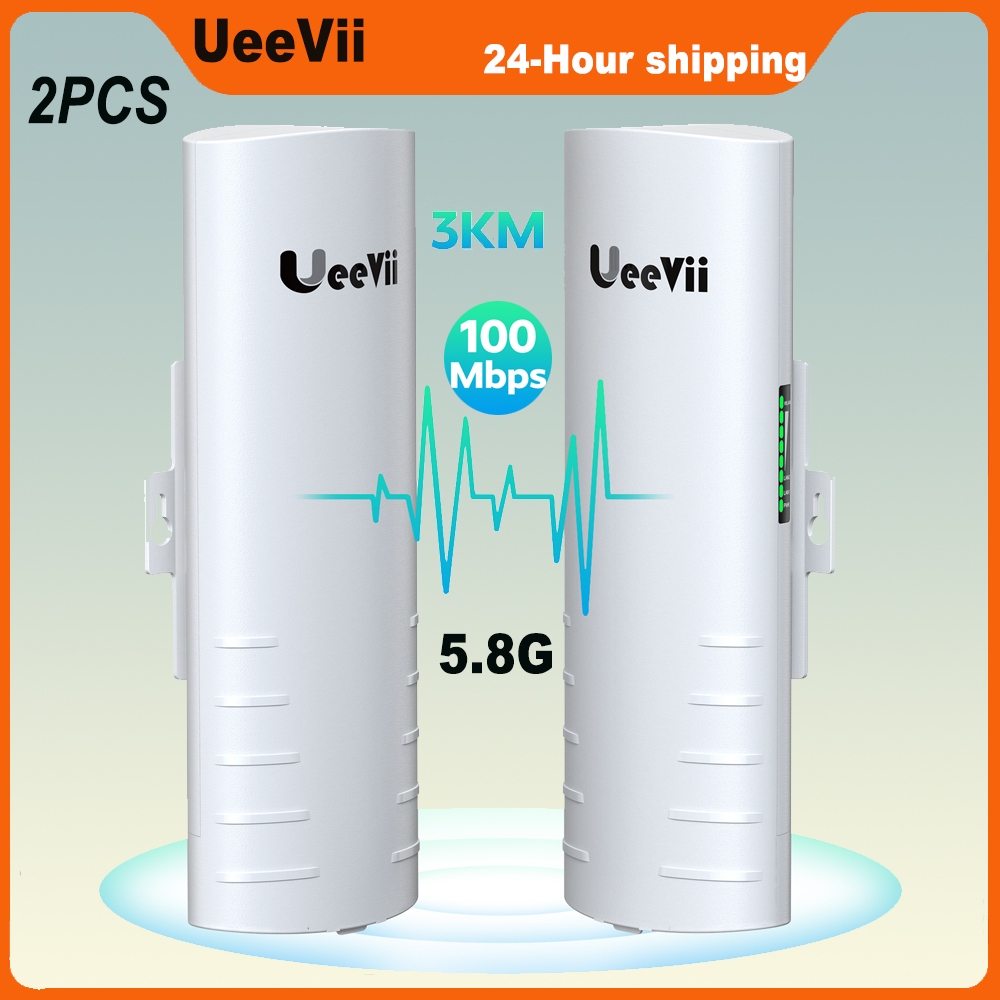 Gigabit Wireless Bridge Point to Point 2-Pack CPE830 5.8G 1Gbps WiFi ...