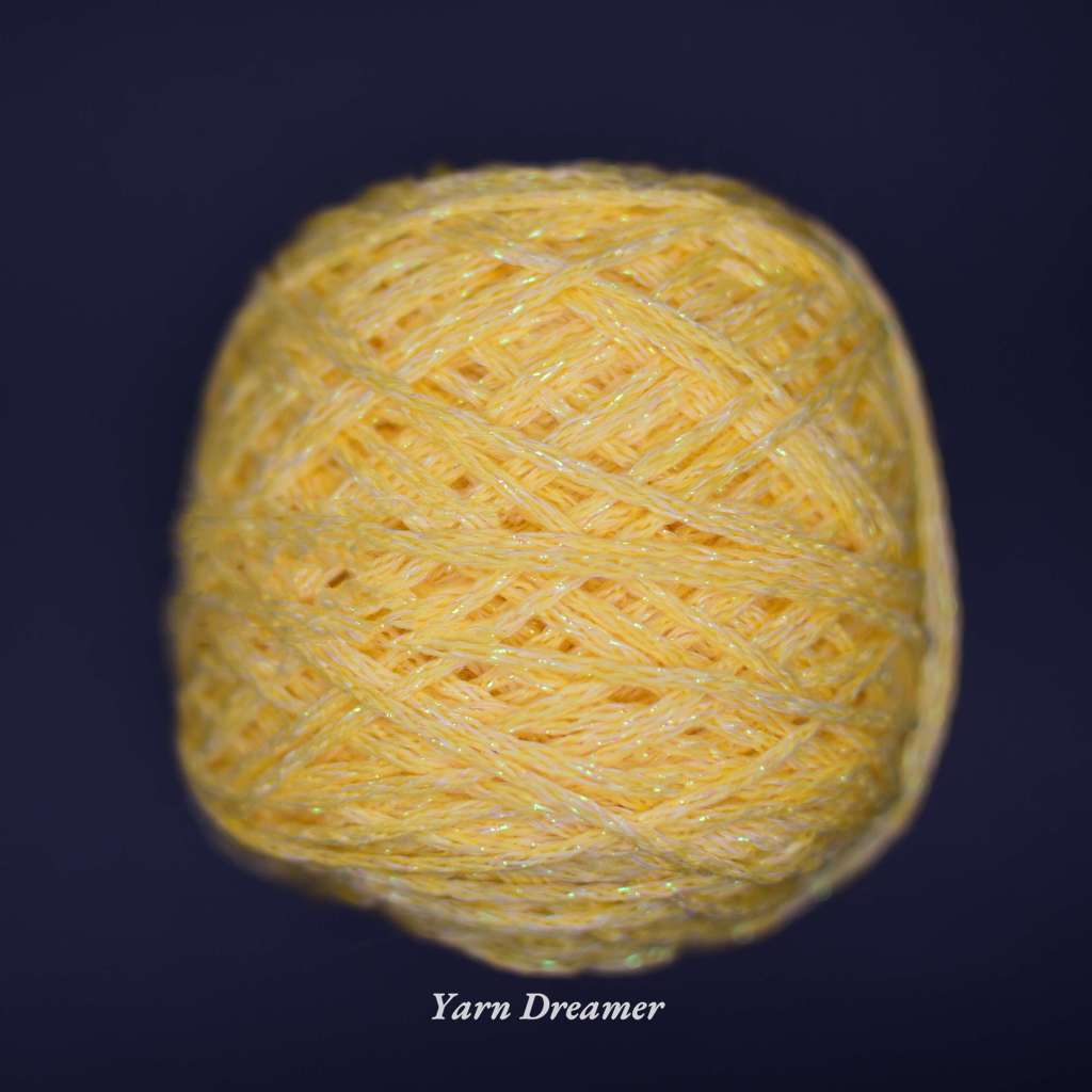 Hollow Glitter Yarn Handmade Bear Bag DIY Crochet Yarn Yellow Yarn for ...