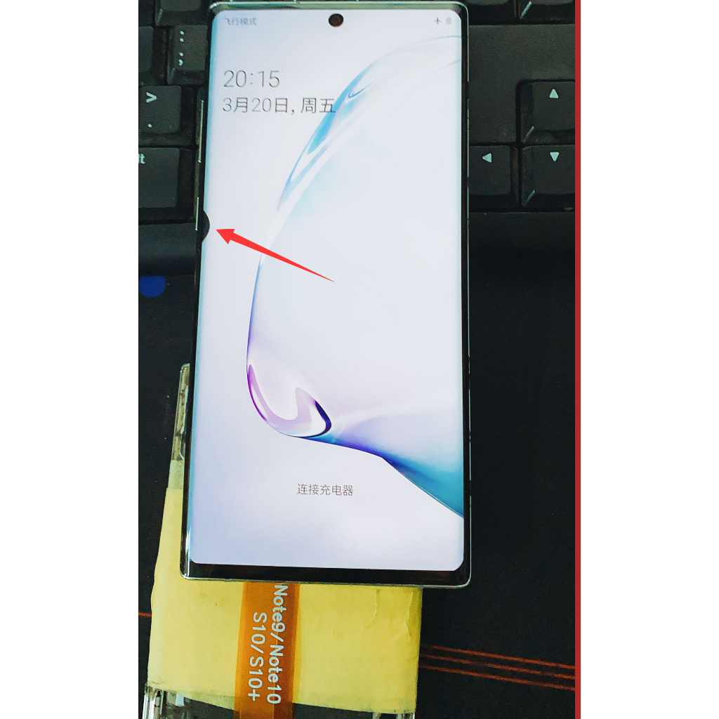 Original LCD with black dot line For Samsung Galaxy Note 10+ N975F ...