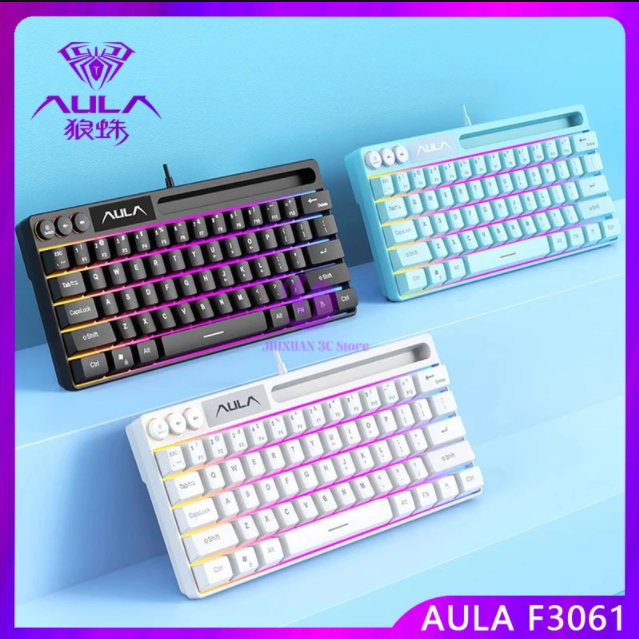 Aula F3061 Mechanical Gaming Keyboard Anti-ghosting 64 Brown Switch ...