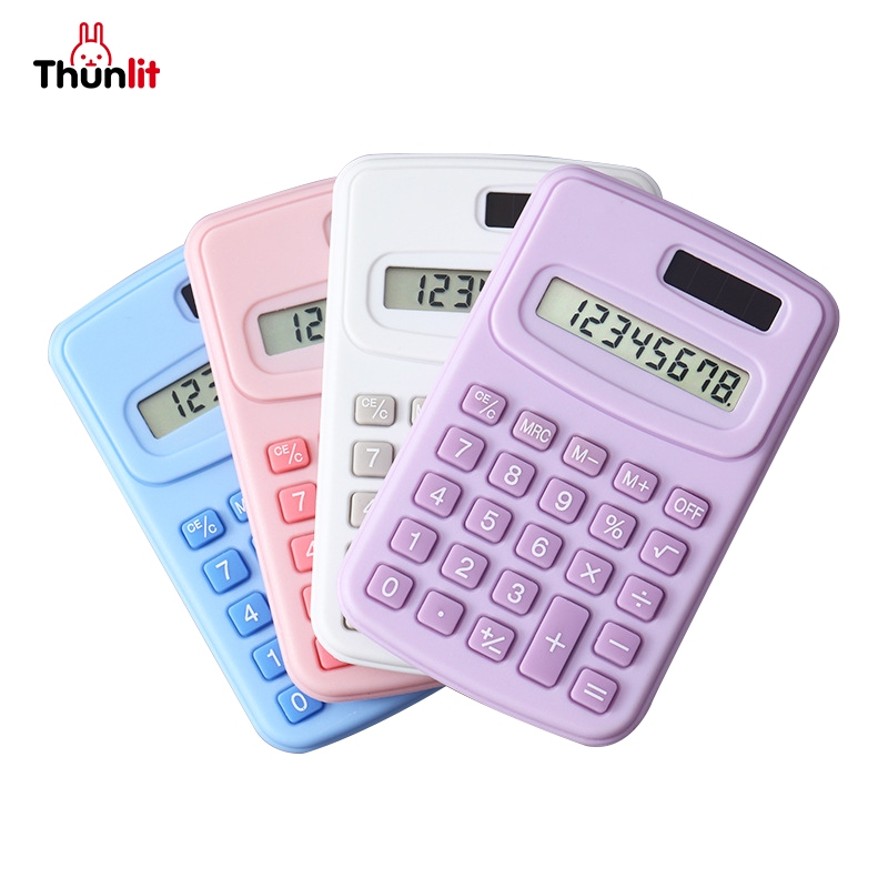 Thunlit Mini Calculator Wholesale 8-digit Cute Small Portable Square ...