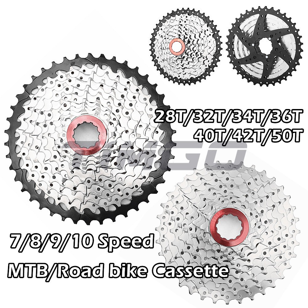 MTB Mountain Road Folding Bike 7/8/9/10 Speed Cassette Cogs Sprocket ...