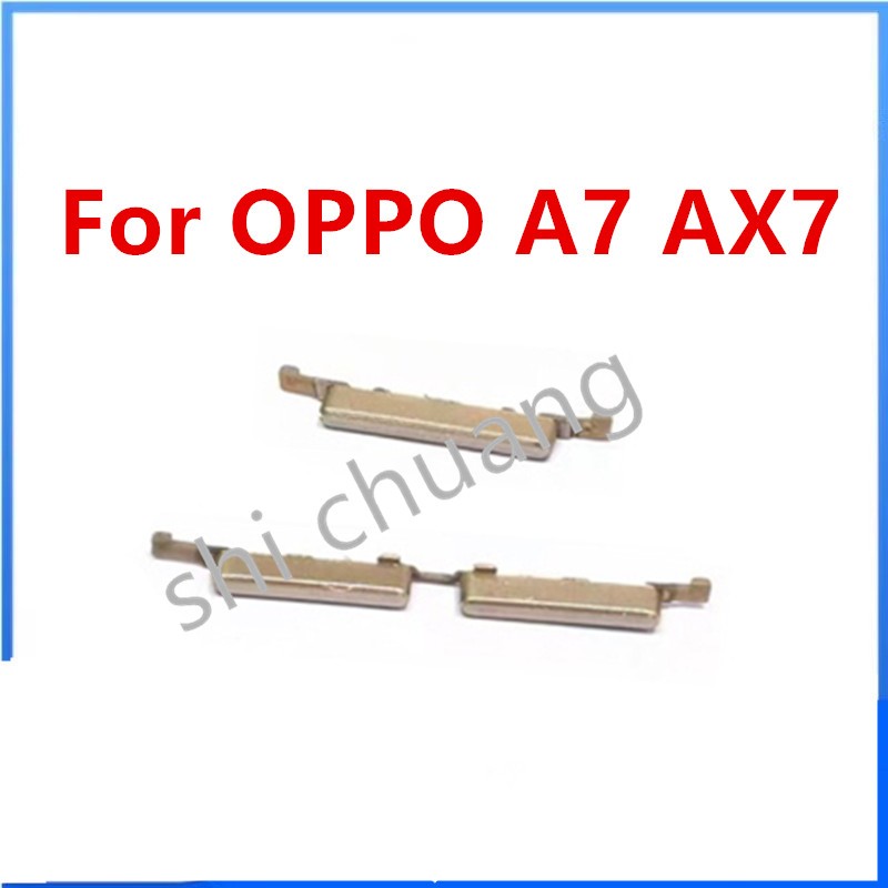 For OPPO A7 AX7 Power Volume Flex Cable Power and Side Button Keys ...