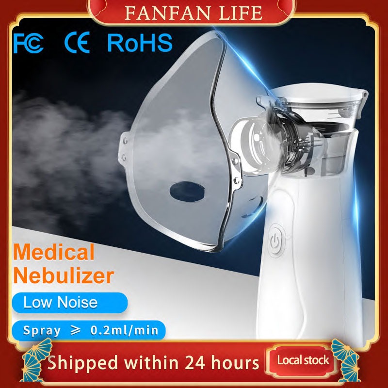 Local Stock Ultrasonic Portable Nebulizer Handheld Kids Adult Atomizer ...