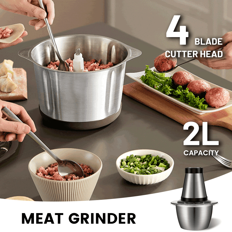 Food Processor Electric Multi Function Meat Grinder Electric Heavy Duty ...