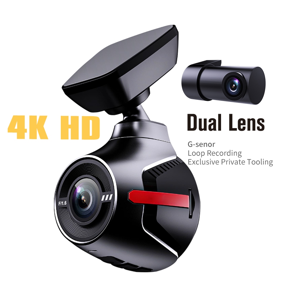 K05 Driving recorder camera 4K high-definition car night vision device ...