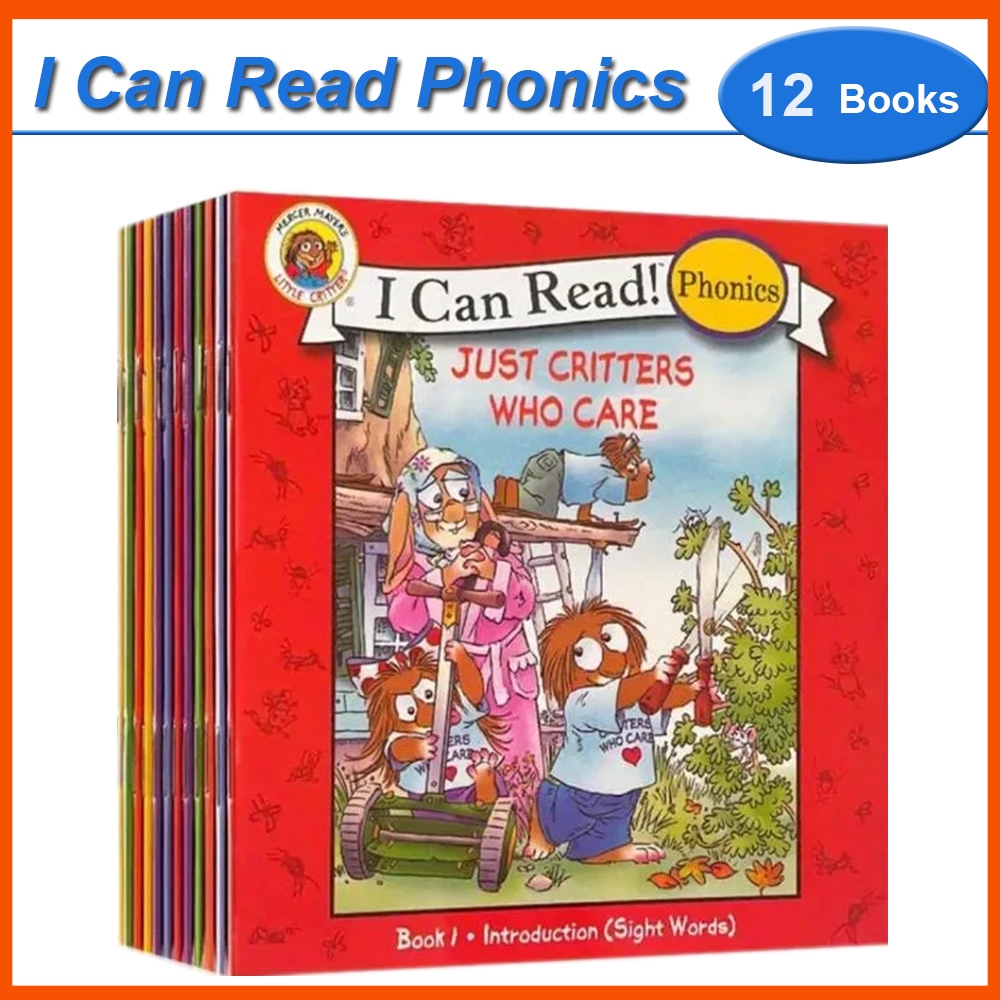 12 Books/set I Can Read Phonics Little Critters Children Education ...