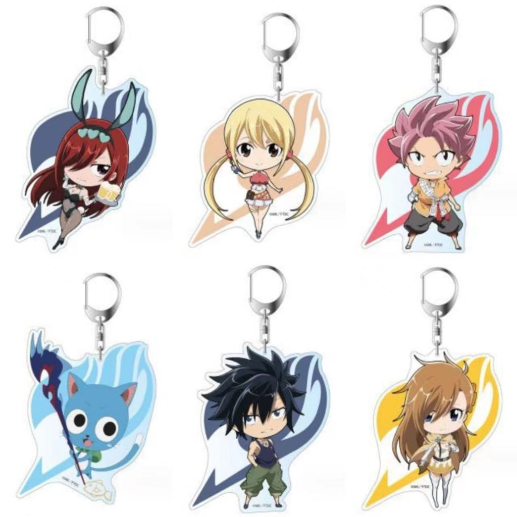 Animation Merchandise Acrylic Pendant Keychain Fairy Tail Creative ...